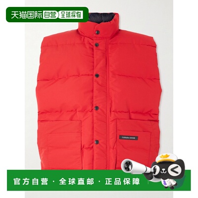 香港直邮Canada Goose 加拿大鹅 男士 Ledger 绗缝棉混纺羽绒背心
