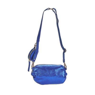 欧洲直邮Petite Mendigote 女士 BANANA 单肩包 蓝色斜挎包手提包