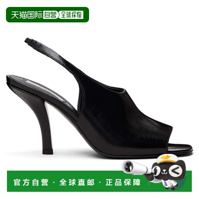 香港直邮toteme 女士 黑色 Contour Naplack 凉鞋 262WAS0321LE00