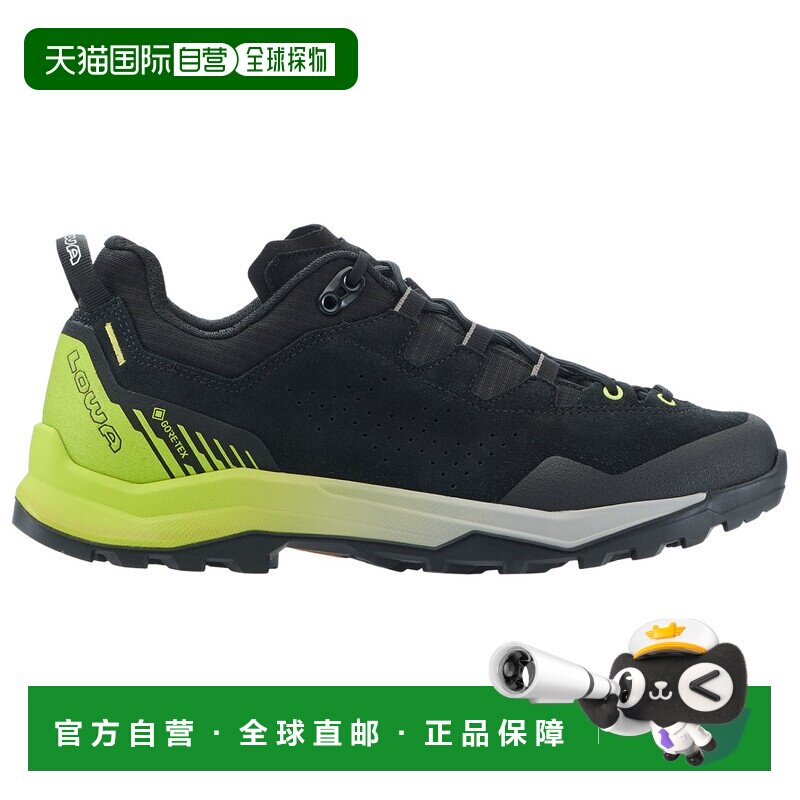 1h可退 欧洲直邮LOWA 男士户外登山鞋 0191354BLACKLIME CO 黑色
