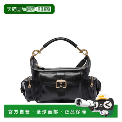 1h可退 香港直邮CHLOÉ 女士斜挎包 C24AS533N83001 CO 黑色 徽标