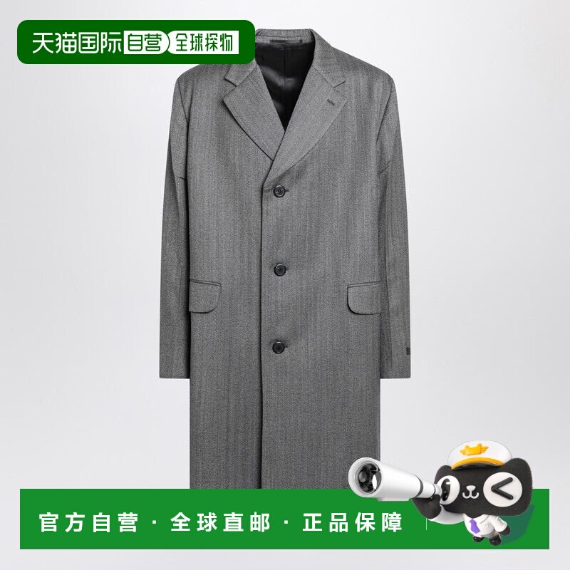 香港直邮PRADA 男士外套 UC554MOOO15O1F0031 AW2025灰色西装
