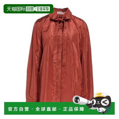 1h可退 香港直邮valentino 华伦天奴 女士 Blouses 纯色衬衫