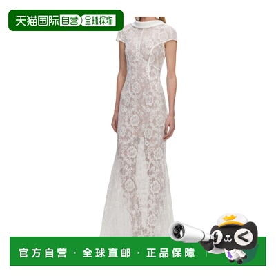 香港直邮SELF-PORTRAIT 女士连衣裙 SS26254XW SS2026 白色 蕾丝