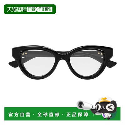 香港直邮Gucci 古驰 女士 几何框平光镜 GG1832O black黑色 舒适