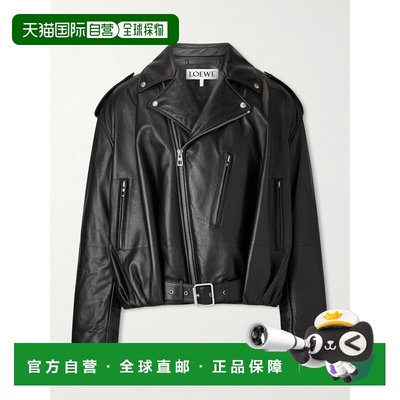 香港直邮LOEWE 罗意威 男士 束带带里衬皮革夹克 H526Y34LAS
