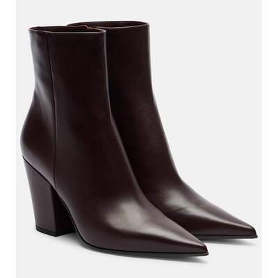 香港直邮Gianvito Rossi 吉安维托 罗西 女士 Keinna 皮质短靴