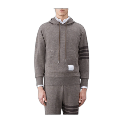 香港直邮Thom Browne 羊毛抽绳连帽卫衣 MJT390AJ0088帽衫