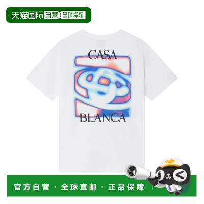 CASABLANCA 男士T恤 SP26JTS00107 SS2026 白色