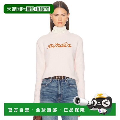 1h可退香港直邮Moncler 盟可睐 女士 羊绒圆领毛衣 K20939C00004M