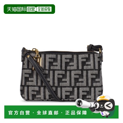 1h可退 香港直邮FENDI 女士斜挎包 8BS073AYB7F1UJ5 SS2026 灰色