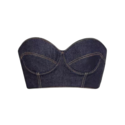 香港直邮Alaia 弹力胸衣式抹胸 AA9L10105T537性感