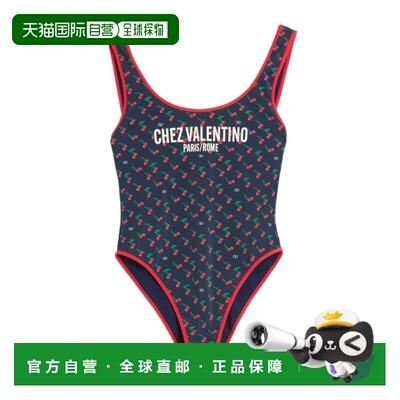 香港直邮VALENTINO 女士泳装 BUHAA09MPAK3 AW2025 花色 樱桃图案