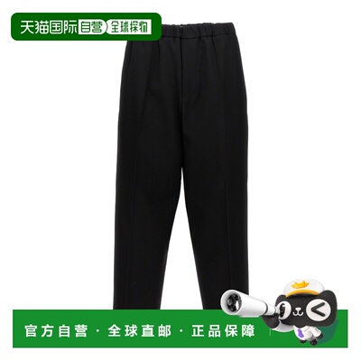 1h可退 香港直邮JIL SANDER 男士休闲裤 J21KA0012J40002001BLACK