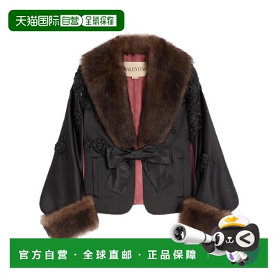 1h可退 香港直邮Valentino 长袖披肩 BCG4WA8HE