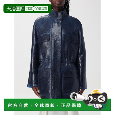 1h可退 香港直邮FENDI 女士皮衣 FM5379AONDF1PNC SS2026 蓝色 Da