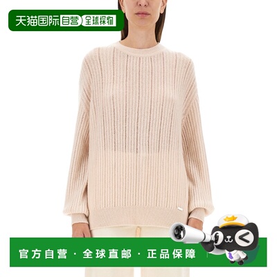 香港直邮KITON 女士针织衫 D58712 AW2024 浅棕色【付后1h可退】