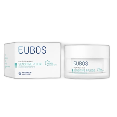 Eubos德国进口敏感肌保湿维稳修护补水日用面霜50ml正品