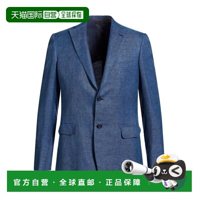 香港直邮Brioni 布里奥尼 男士 西装外套 blue蓝色 舒适时尚
