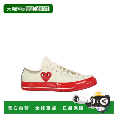 香港直邮COMME DES GARÇONS PLAY 男士运动鞋 P1K123OFFWHITE