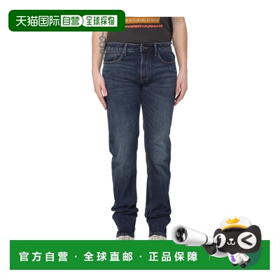 Emporio Armani 腰带环牛仔裤 EM000121AF17486MB001支付后1h可退