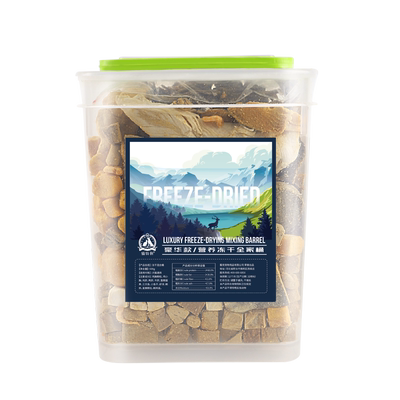 五拼冻干猫零食鸡胸肉鸡肉粒桶肠胃营养猫咪冻干营养增肥幼猫天成