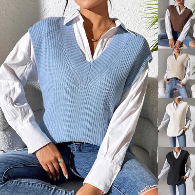 College Women's Vest European And American Women's Fashion N