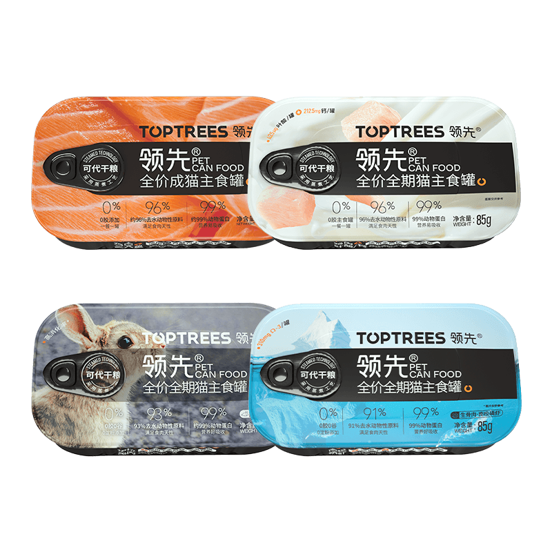 领先蓬蓬袋烘焙猫粮试吃美毛鲜肉