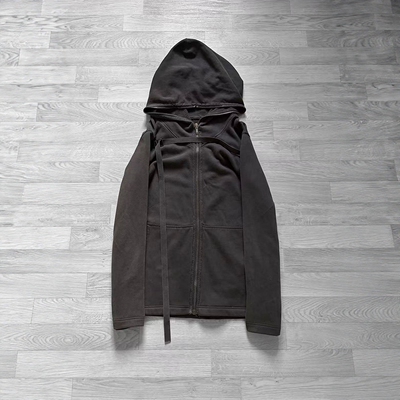 自主RO风格FW08 stag dust bondage gimp zip hoodie连帽拉链卫衣