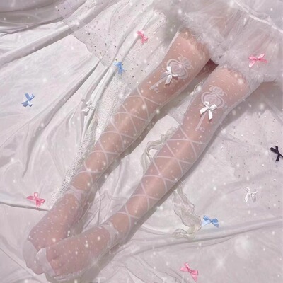 洛丽塔甜美风日系大腿袜