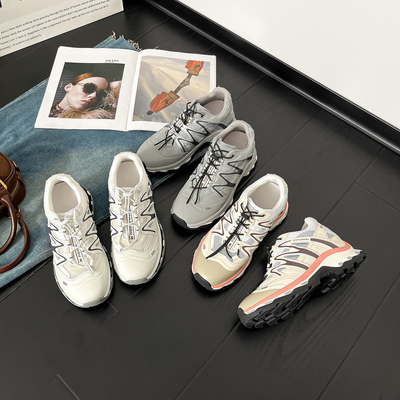 一三良品小个子增高夏款运动鞋女2025小码3332透气灰色舒适登山鞋