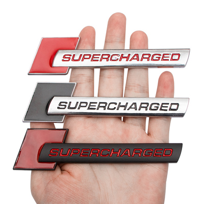 奥迪机械增压车标supercharged