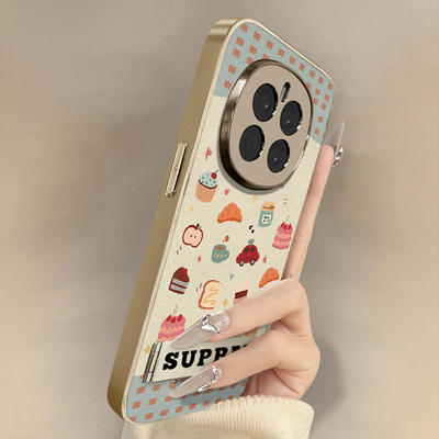 浙皇适用于荣耀magic7手机壳6新款5pro高级感4趣味x60i少女x50gt创意x40i防摔30支架小羊皮网红GTPro格子甜品