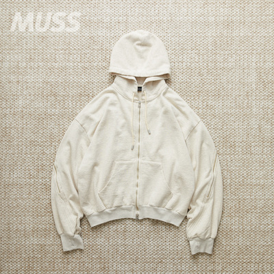 现货 ROTOL LOOPWHEEL SWEAT 日产环轮编织抓绒拉链连帽卫衣