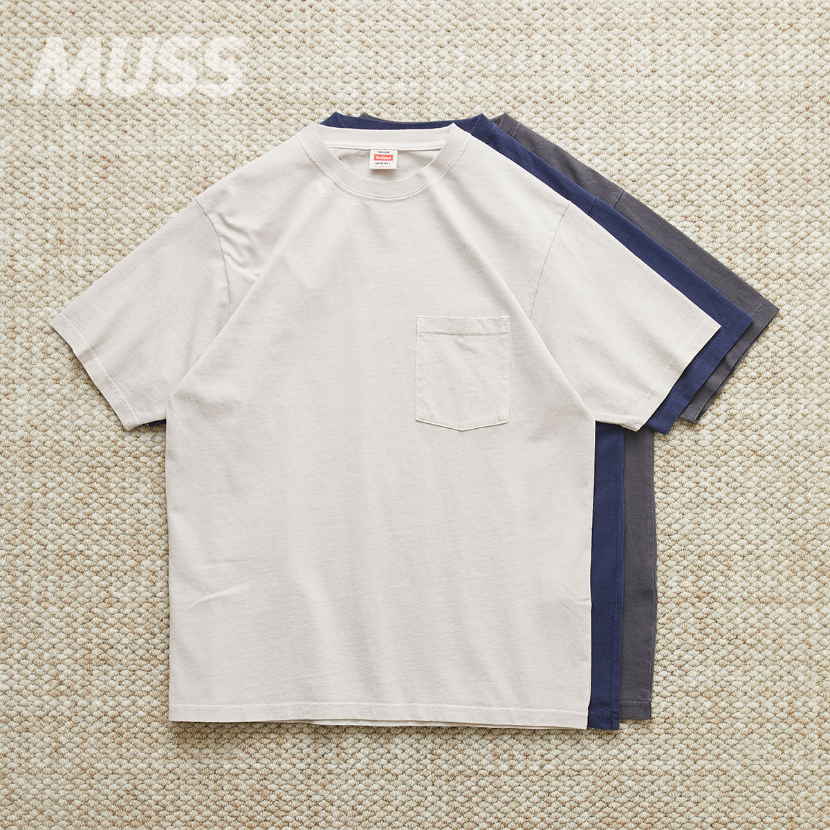 现货 GRAMICCI HEALTHKNIT POCKET TEE 复古做旧口袋短袖T恤 25SS