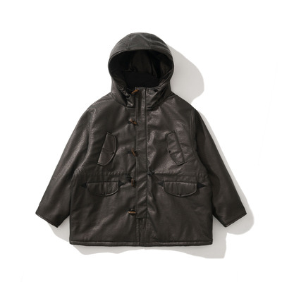 ArmyLogic牛角扣皮衣