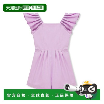 自营 Habitual Flutter Sleeve Romper - purple 美国奥莱直发