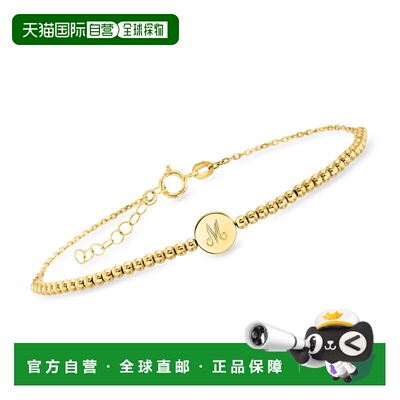 自营RS Pure by Ross-Simons Italian 14kt Yellow Gold Personal