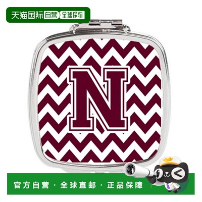 自营 Carolines Treasures CJ1051-NSCM Letter N Chevron M正品