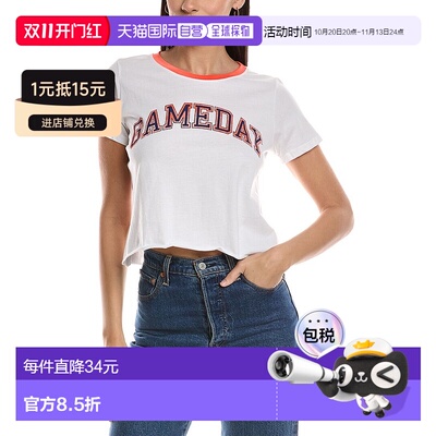 自营Prince Peter Gameday Syracuse Oversized Crop T-Shirt -