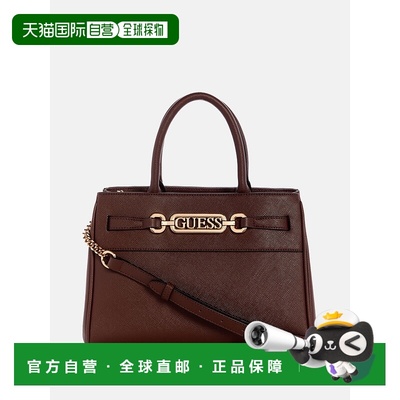 自营guessJayla Satchel - chocolate 美国奥莱直发