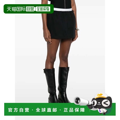 美国直邮ALEXANDER WANG - Women Mid-Rise Mini Logo Elastic Sk