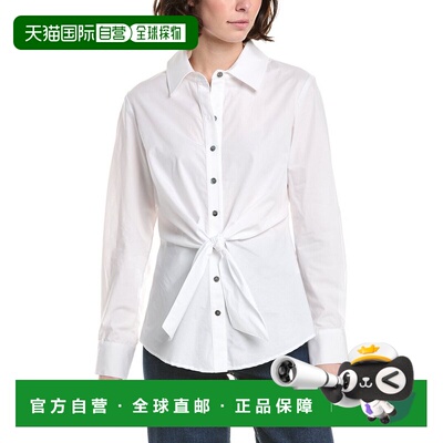 自营Sara Campbell Button Down Blouse - white 美国奥莱直发