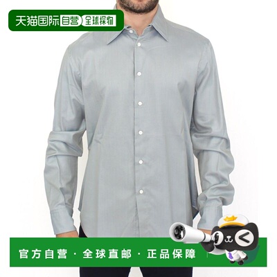 自营Ermanno Scervino Cotton Long Sleeve Casual Shirt Men's T