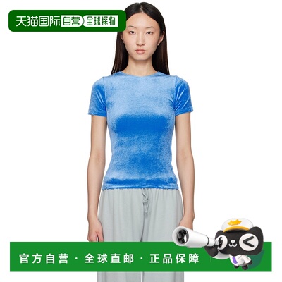 1h可退 香港直邮潮奢 Baserange 女士 蓝色 Omo T 恤 TTOTVEAU25