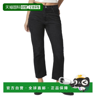 自营PAIGE Billy Dark Dawn Distressed Crop Jean - brown 美国