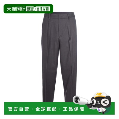 自营emporio armaniKambaba Virgin Wool Trousers - grey 美国奥