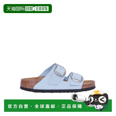 自营birkenstock蓝色Arizona Nubuck皮革拖鞋-蓝色 美国奥莱直发