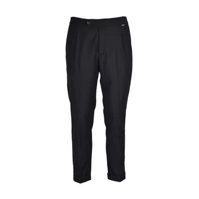 自营Ungaro Trousers - Black - black 美国奥莱直发休闲裤直筒裤