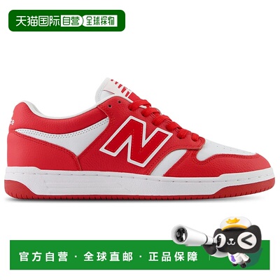 自营New Balance 480 BB480LHR Sneakers Women's Red White Life